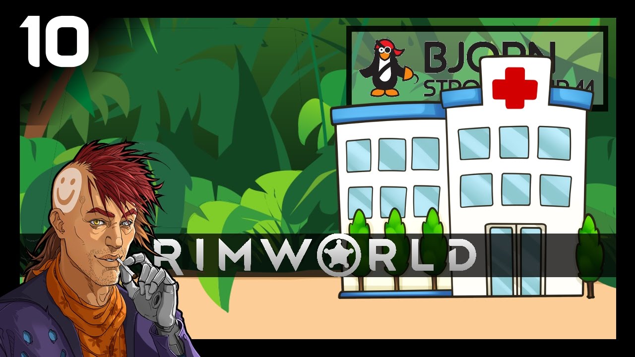 Jungle RimWorld #10: Hospital Construction | Randy Random RimWorld ...