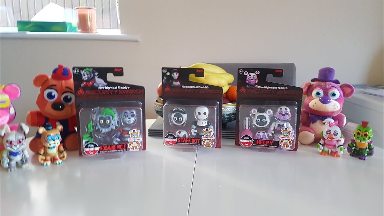 Funko five nights at freddys snaps unboxing series 3 - YouTube