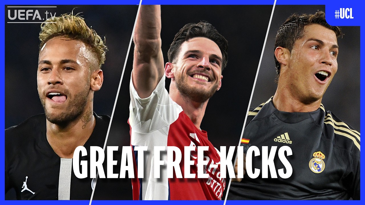 Declan Rice vs Real Madrid 🔥 | Remarkable Free-Kick Doubles! - YouTube