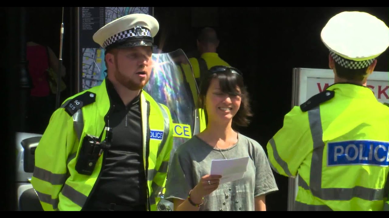 Fake Police Prank In London - YouTube