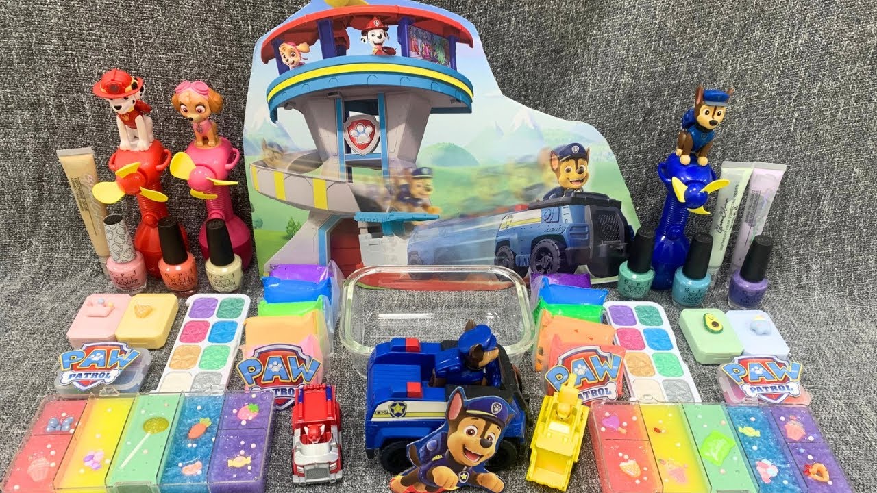 Making Slime With 「PAW Patrol」!Most Satisfying Slime Video ️ - YouTube