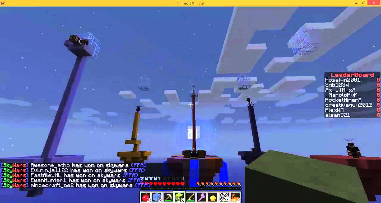 GamePlay//Minecraft//SkyWars// - YouTube