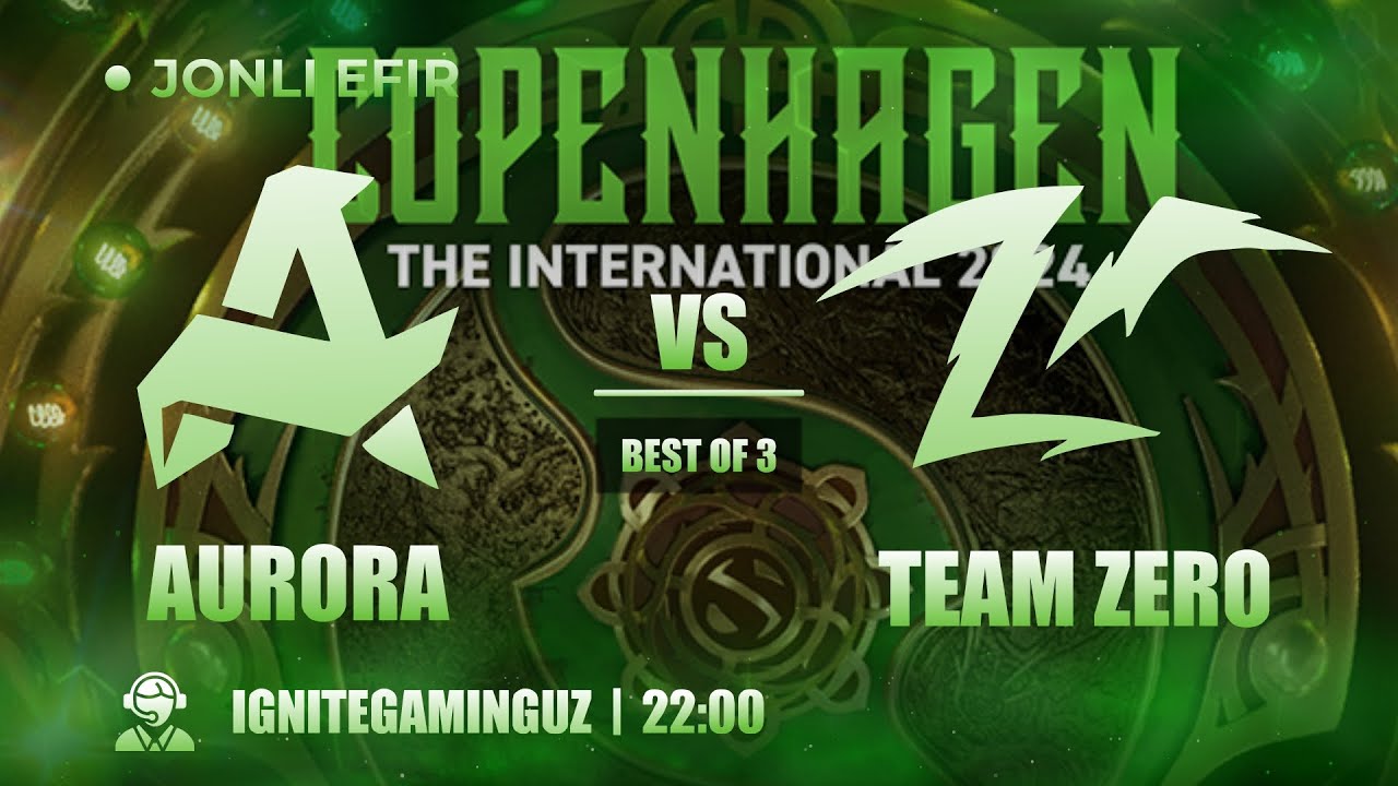 DOTA 2 [UZ] Team Zero vs Aurora Gaming [bo3] The International 2024 | Play off #ti24 #dota2 # ...