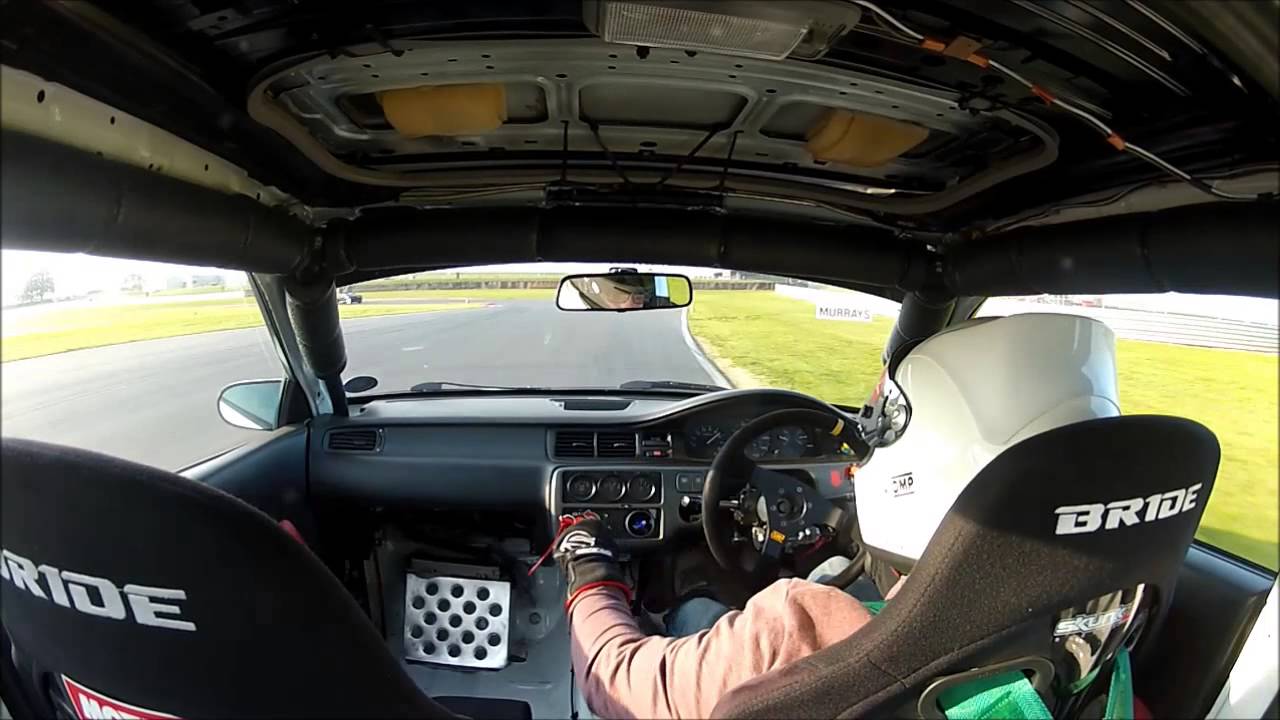 Snetterton 300 Honda civic EG on track B18 with Jenvey ITB's - YouTube