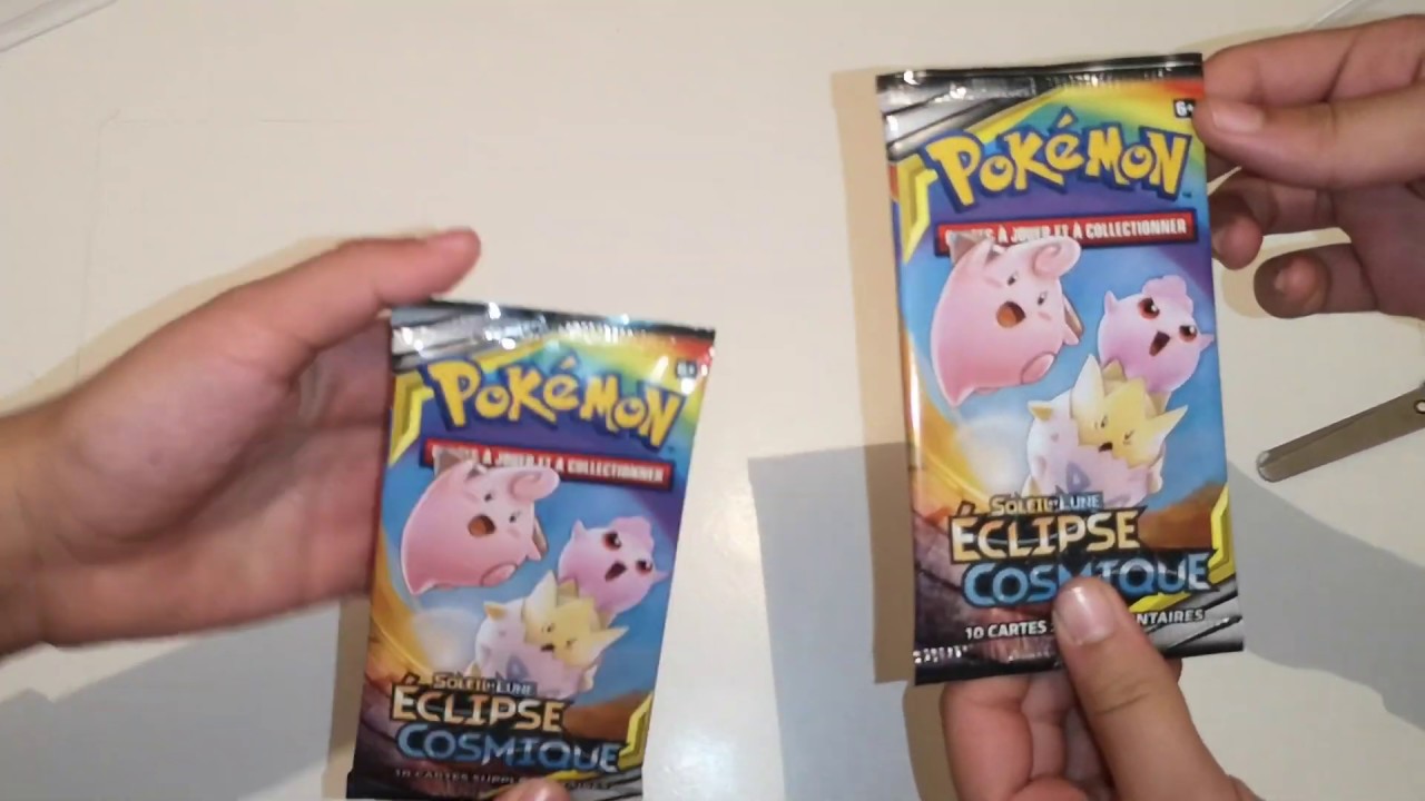 [ECLIPSE COSMIQUE] mini duel booster POKÉMON - YouTube