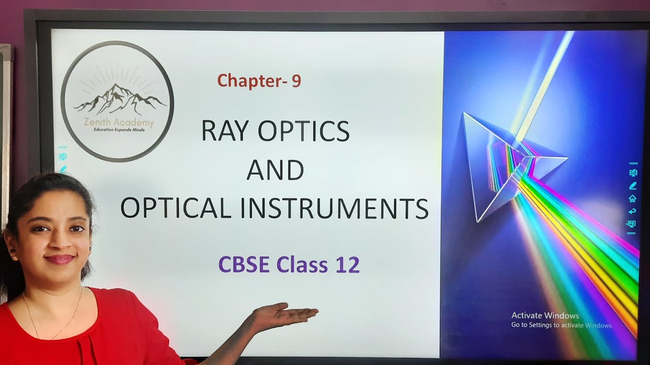 Ray Optics and Optical instruments- CBSE Class 12 - (Chapter 9 ...