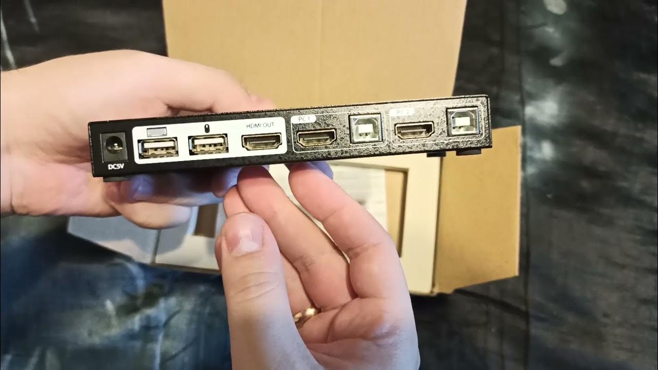 Unboxing D Link DKVM 210H A1A 21 век - YouTube