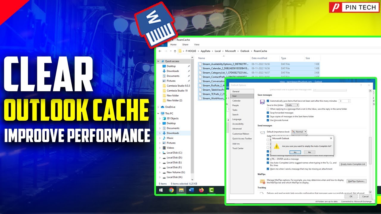 How To Remove Outlook Cache To Improve Performance PIN TECH YouTube how-to-remove-outlook-cache-to-improve-performance-pin-tech-youtube