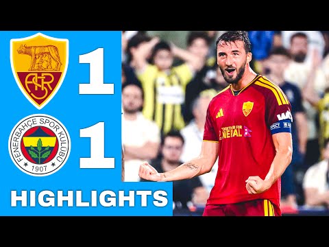 AS Roma vs Fenerbahçe 1-1 Highlights & All Goals | UEFA Champions League