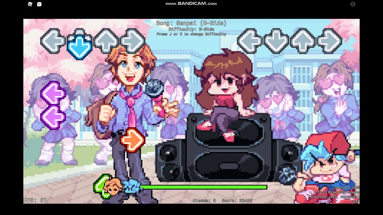 senpai (B-SIDE) fnf roblox all songs of senpai - YouTube