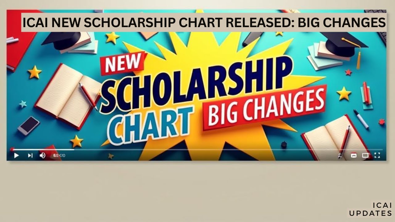 ICAI scholarship Chart Released Important Change by ICAI | CA Course ...