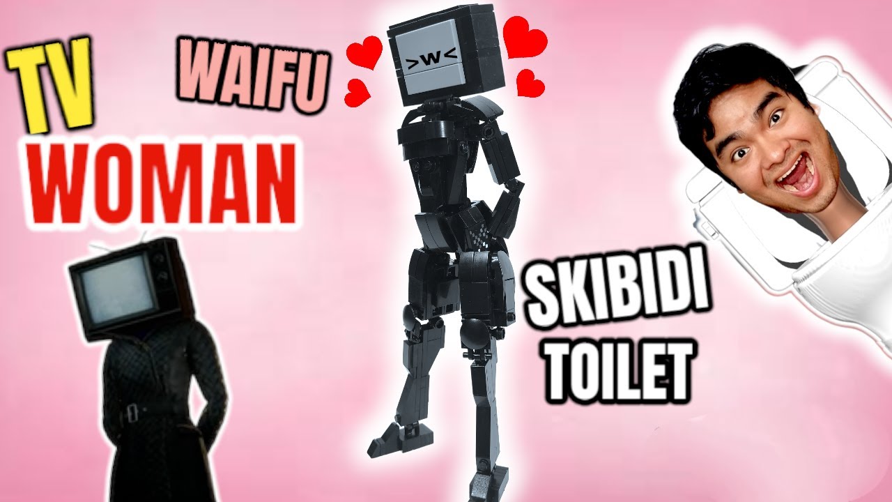 HICE al TV WAIFU con LEGO de SKIBIDI TOILET 📺 - YouTube