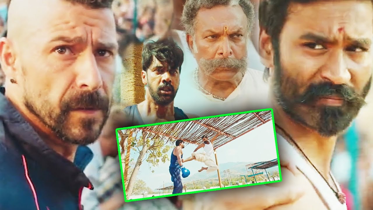 హిట్ మీ ఇఫ్ యు కెన్ | Dhanush And Ajaz Khan Action Scenes | TFC Comedy ...