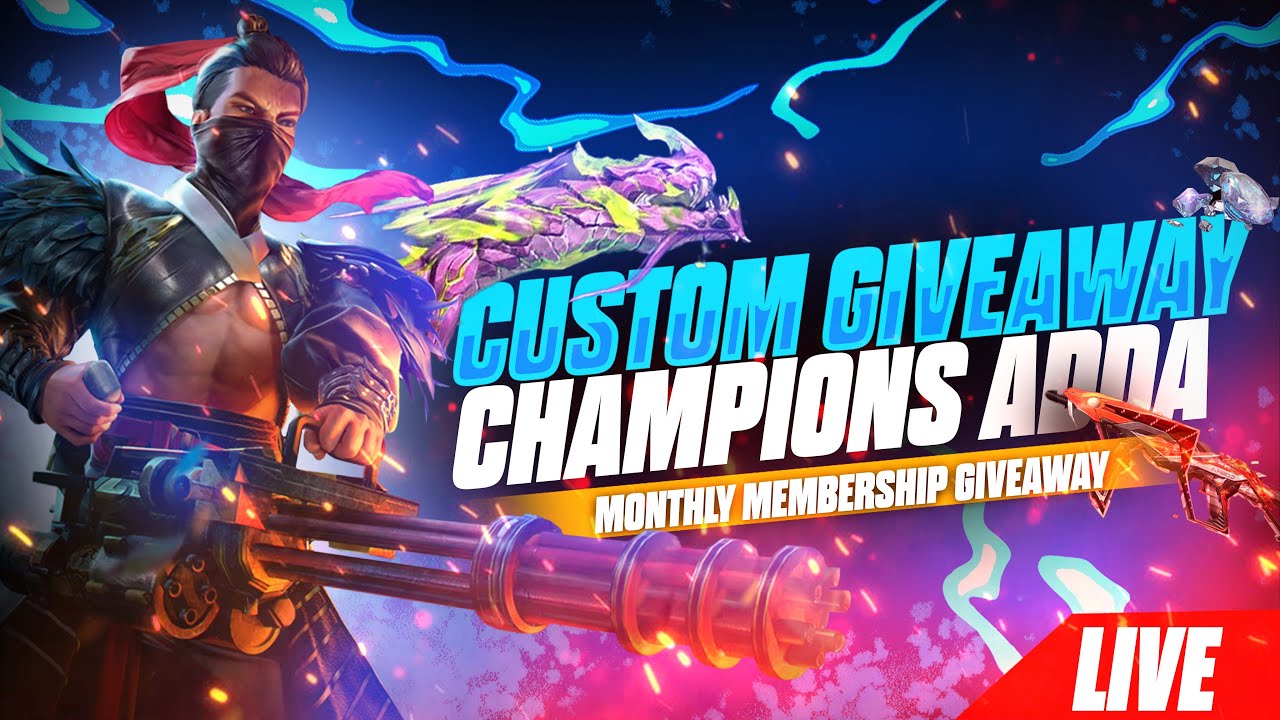 FREE FIRE CUSTOM GIVEAWAY STREAM | REDEEM CODE GIVE AWAY | RANDOM REDEEM CODES DROP - YouTube