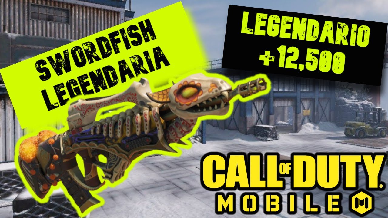 SWORDFISH LEGENDARIA en Legendario (+12,500) - Gameplay CODM - YouTube