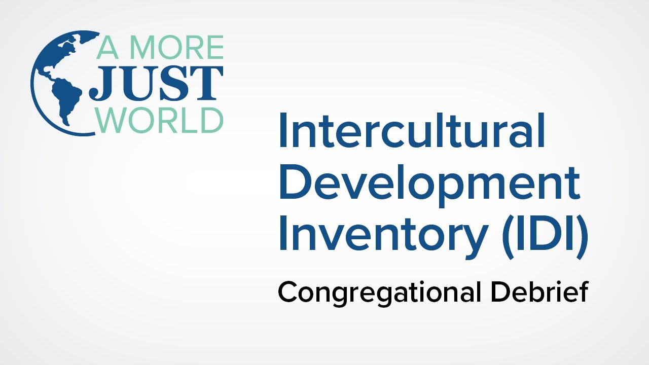 Intercultural Development Inventory (IDI) Congregational Debrief - YouTube
