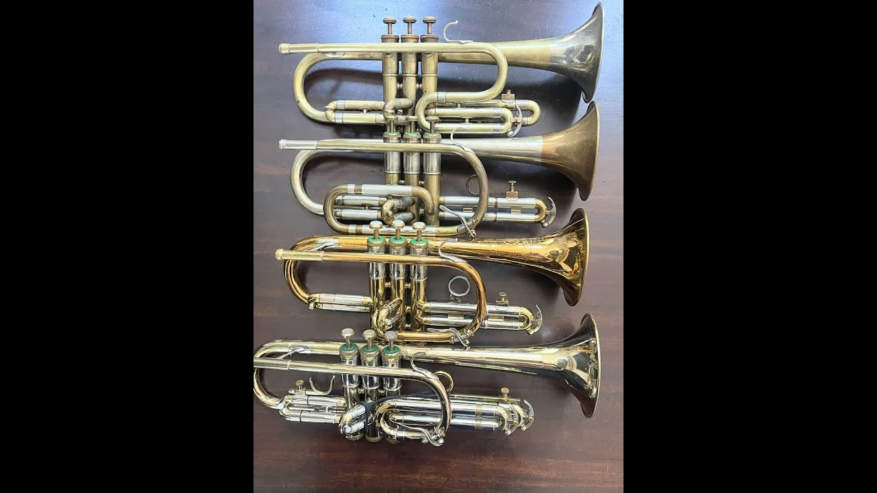 4 Olds Cornets: The Studio Cornet, Recording, Super & Special Cornets - YouTube