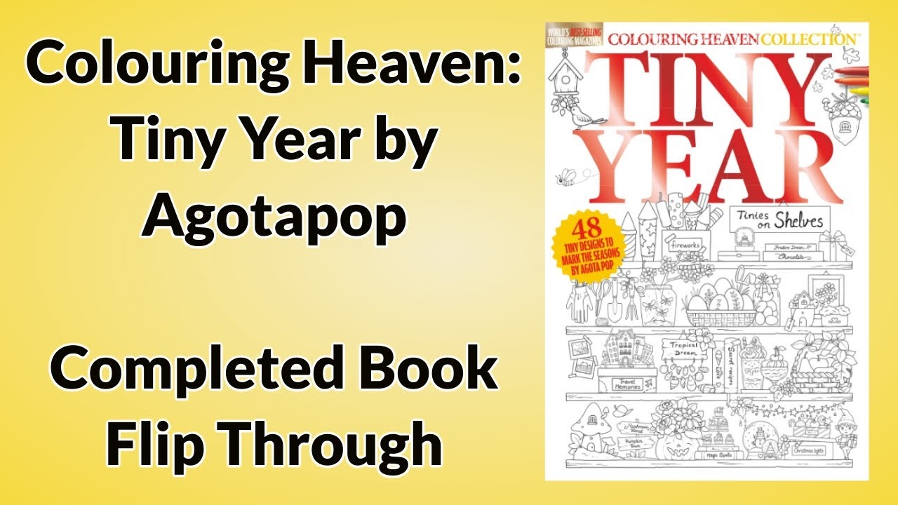 Completed Book Flip Through - Tiny Year by Agotapop - YouTube