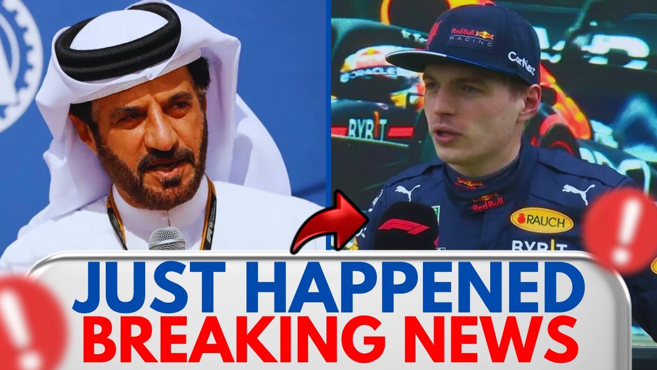 Verstappen Out of F1? New FIA Rules About Swearing Cause Controversy ...