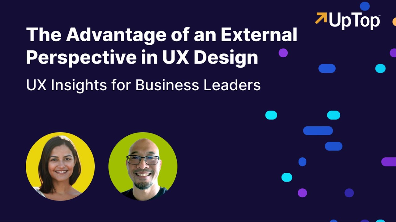 The Advantage of an External Perspective in UX Design - YouTube