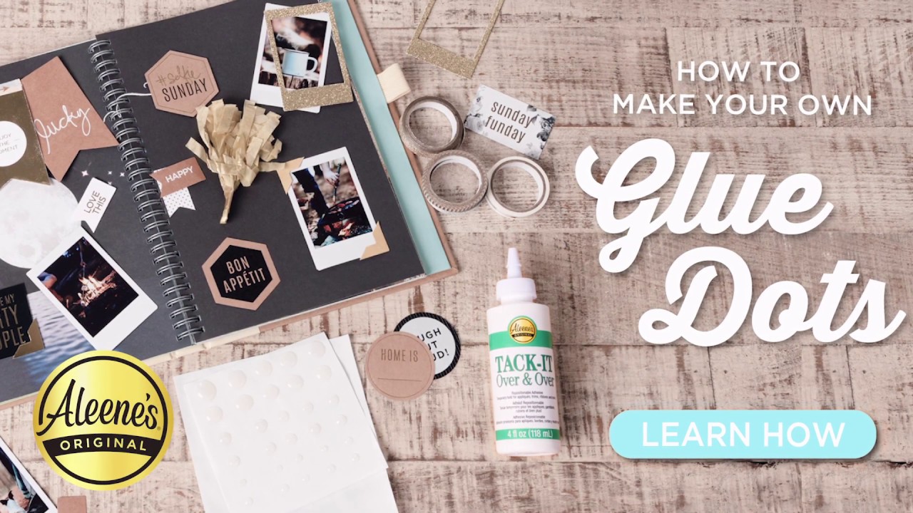 How To Make Glue Dots YouTube How To Make Glue Dots YouTube