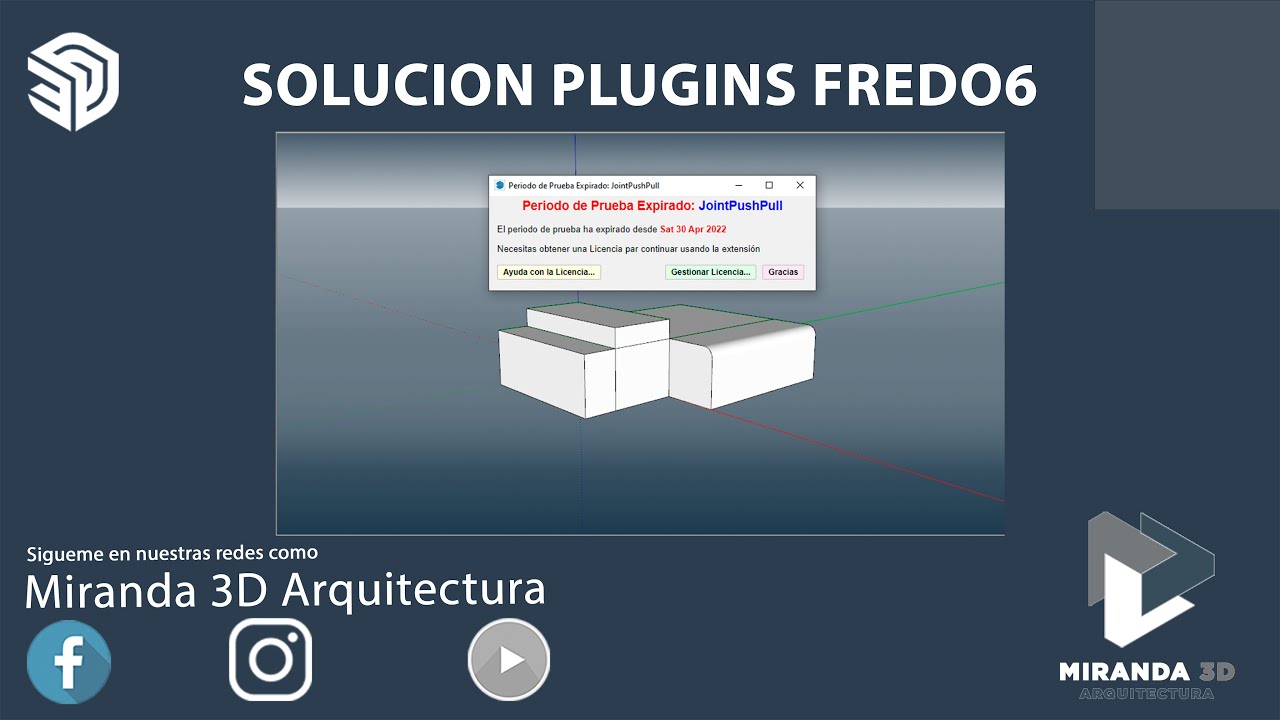 SOLUCION DEL CONJUNTO DE PLUGIN DE FREDO6 (JOIN PUSH PULL, CURVILOFT ...