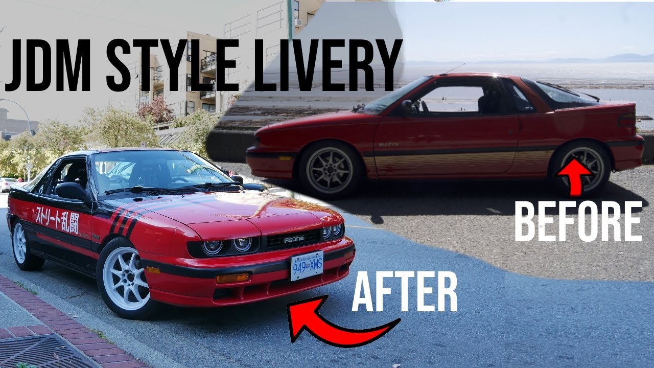 I Made My OWN LIVERY - DIY Car Wrap Livery - YouTube