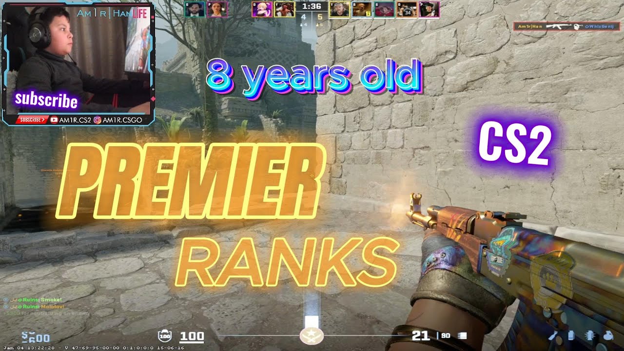 ИГРАЕМ PREMIER РЕЖИМ CS2 - ANCIENT 13:6 | 8 YEARS OLD | Am1r|Han | PRO ...