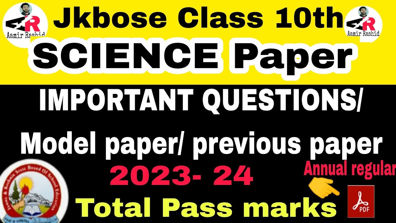 class 10th Science Important questions 10 years paper Guess paper ...