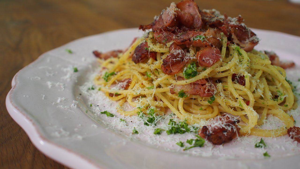 #Switch | Cooking Class | Spaghetti Bacon Olio - YouTube