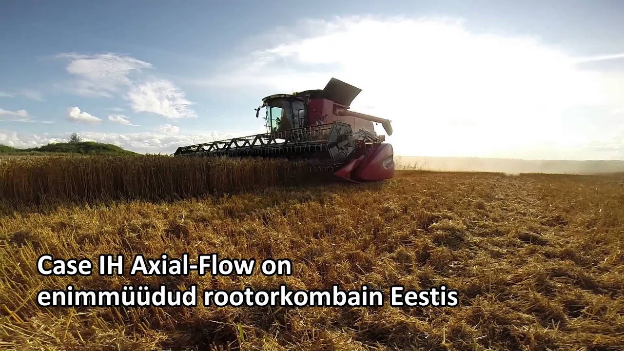 Case IH Axial-Flow 9230 demo Eestis - YouTube