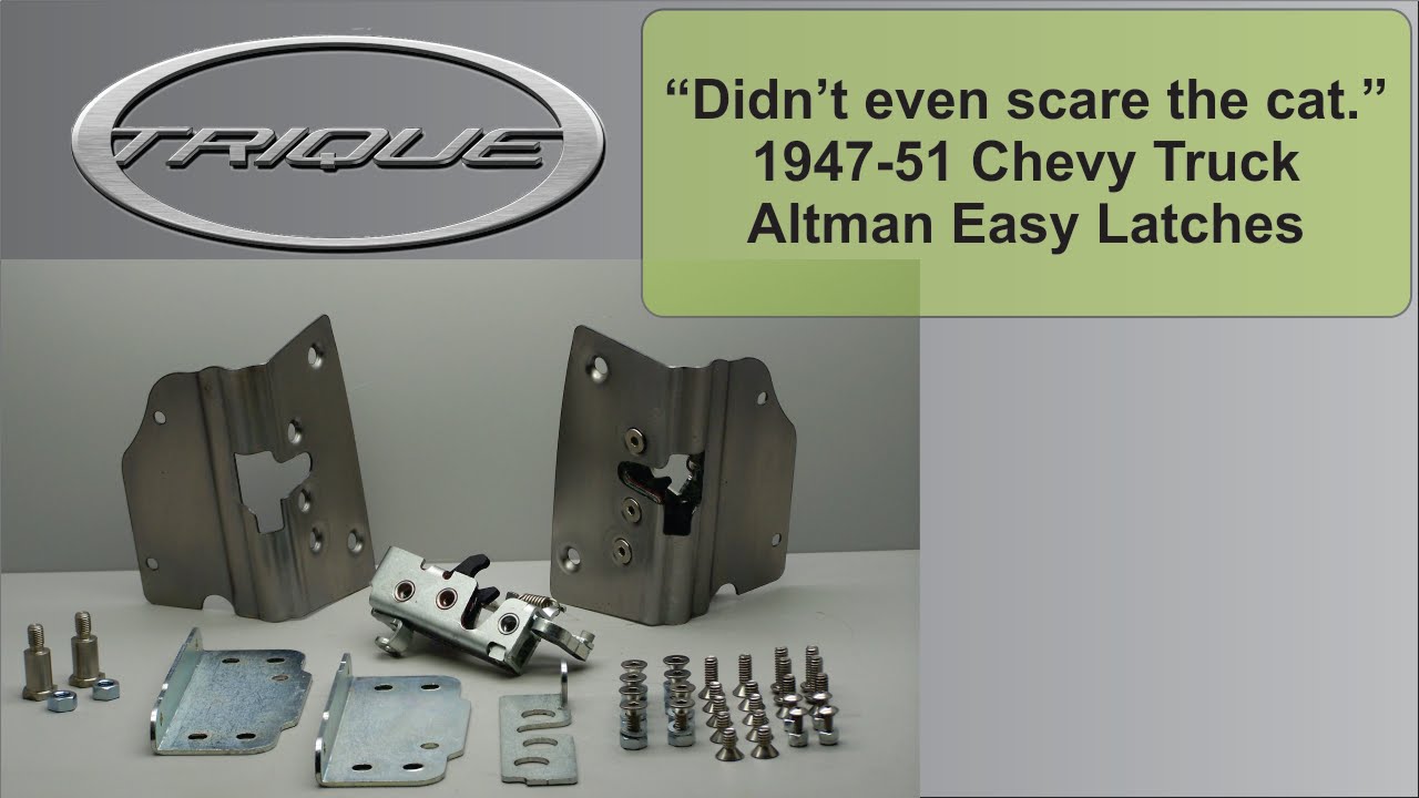 Russ Petty - Altman Easy Latch Kit - Bolt-on bear - YouTube