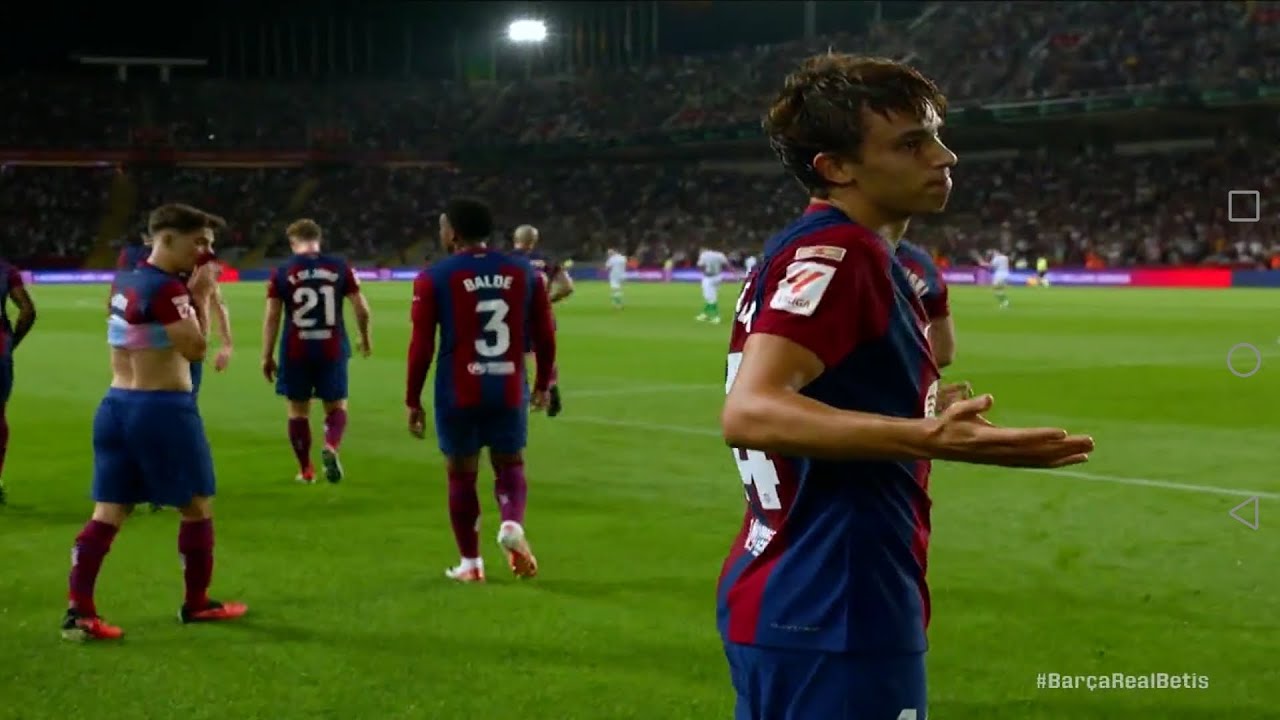 João Félix FIRST GOAL FOR BARCELONA #fcbarcelona #fcb #barcelona - YouTube