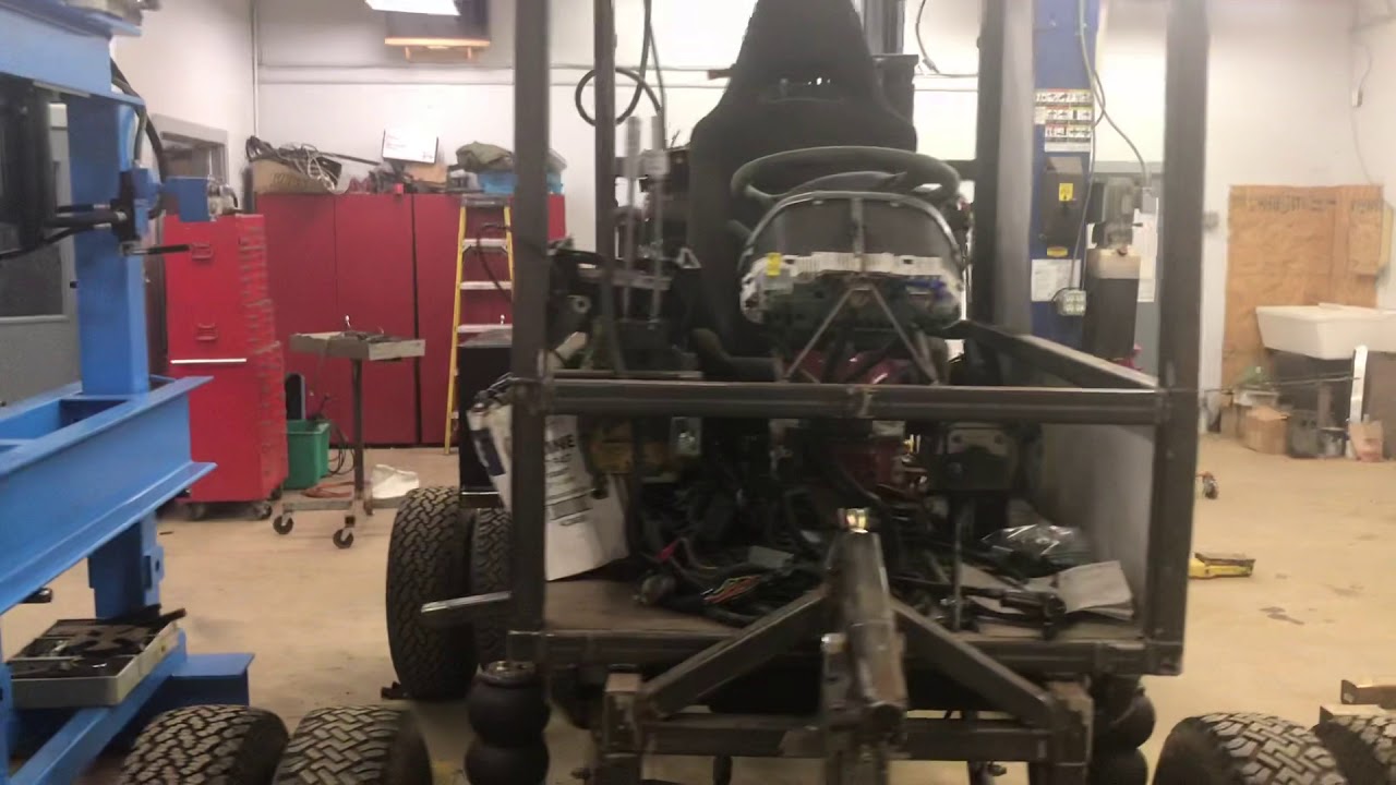 Custom built tractor (update) - YouTube