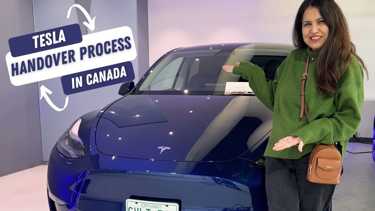 Tesla I Model Y 2024 I Handover Process in Canada I Delivery Day I Vlog ...