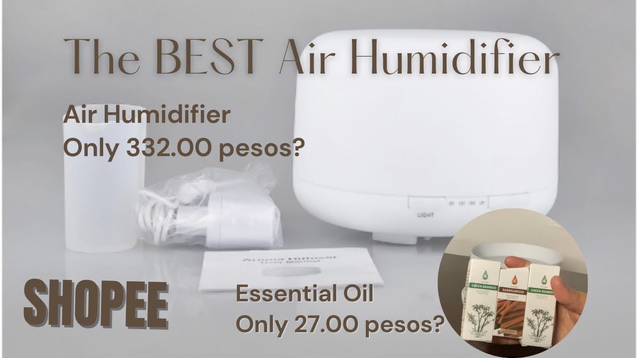 Murang Air Humidifier on Shopee | Unboxing | How to use? - YouTube