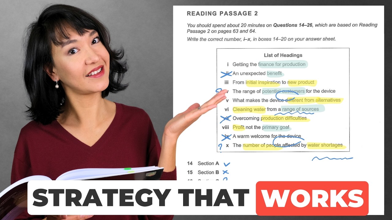 Band 9 IELTS Reading Practice Test (with Matching Headings) - YouTube