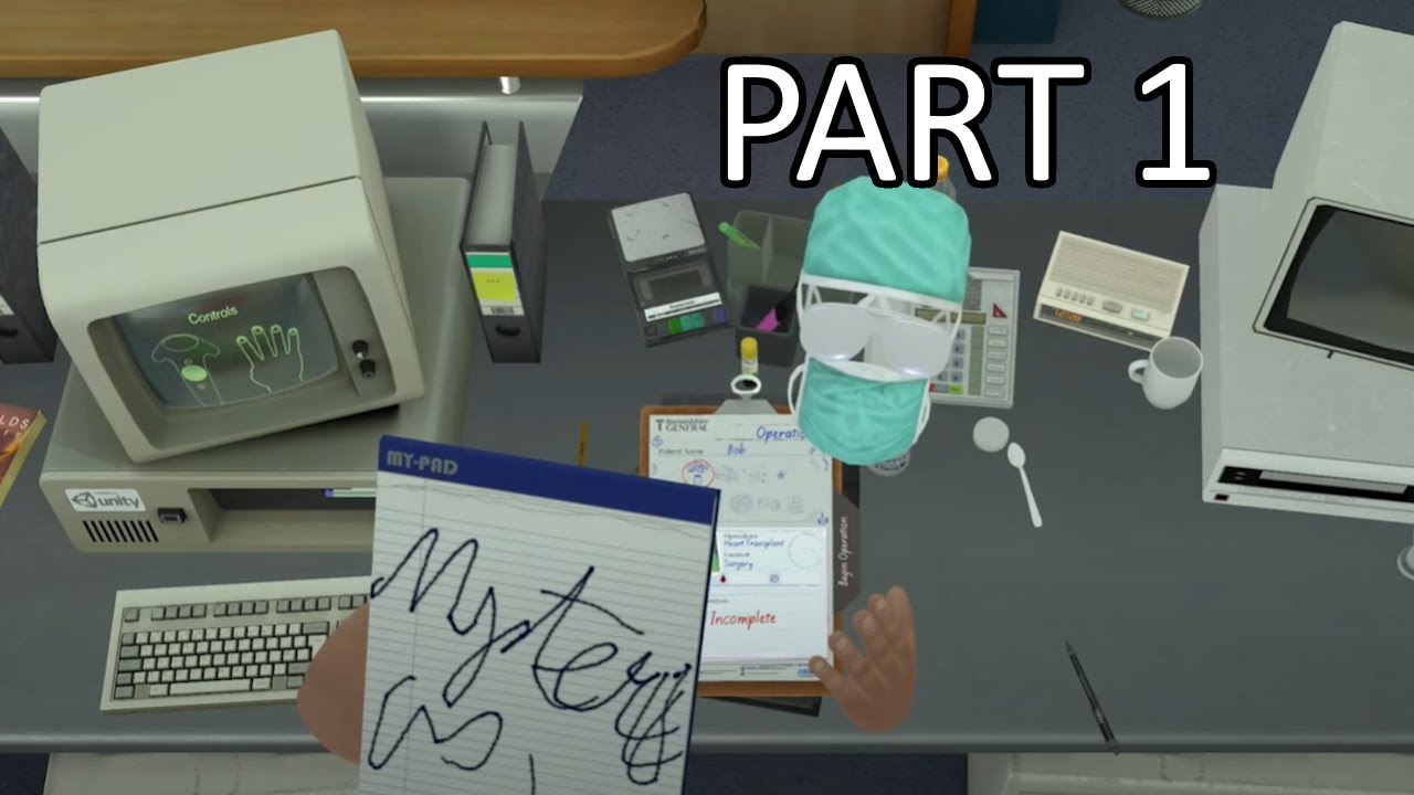 Surgeon Simulator: VR / Experience Reality | Part 1 - YouTube
