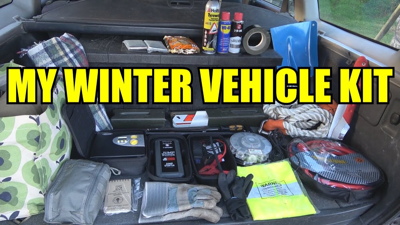 MY WINTER VEHICLE KIT - YouTube