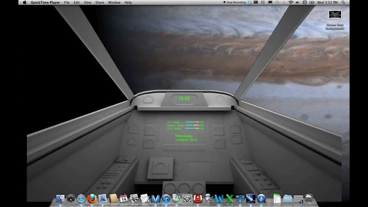 Animated Space faring Desktop - YouTube