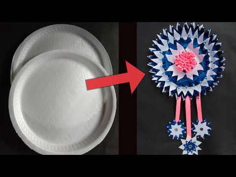 Best out of waste Craft Idea | Disposable Plate Craft | Diy - YouTube