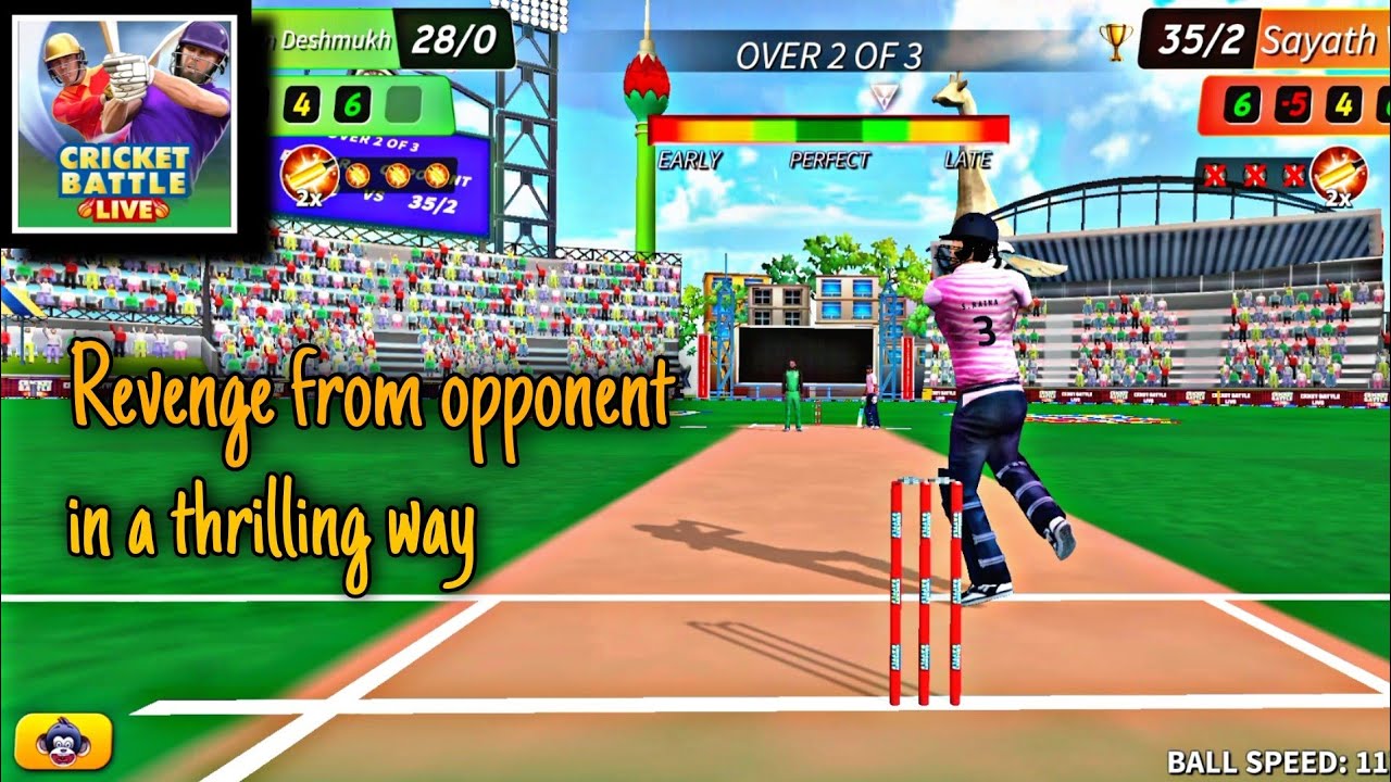 Cricket battle live 1v1 multiplayer gameplay | New Game From Creative ...