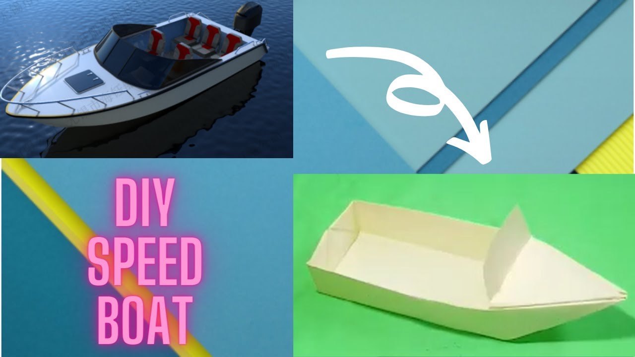How to make DIY Speed Boat - YouTube