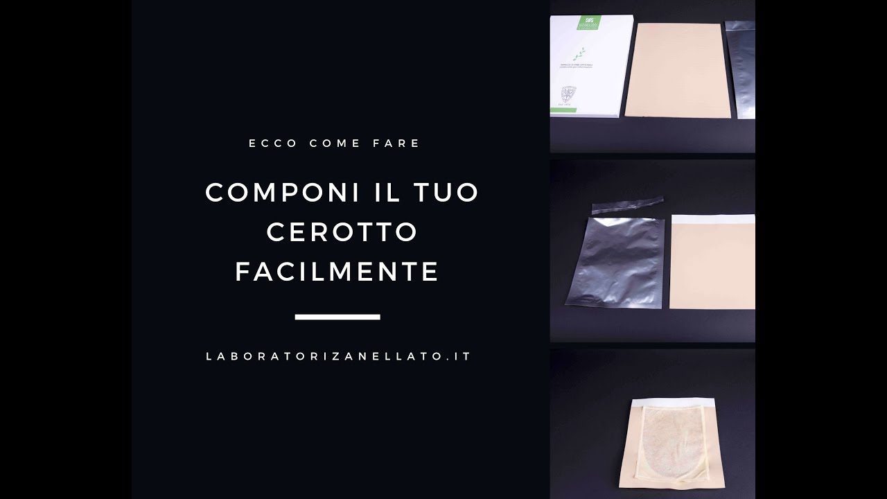 Preparazione del cerotto - YouTube