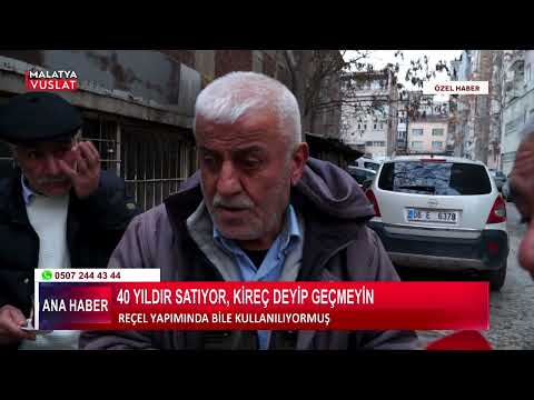 40 Yıldır Satıyor, Kireç Deyip Geçmeyin  #malatya #haber