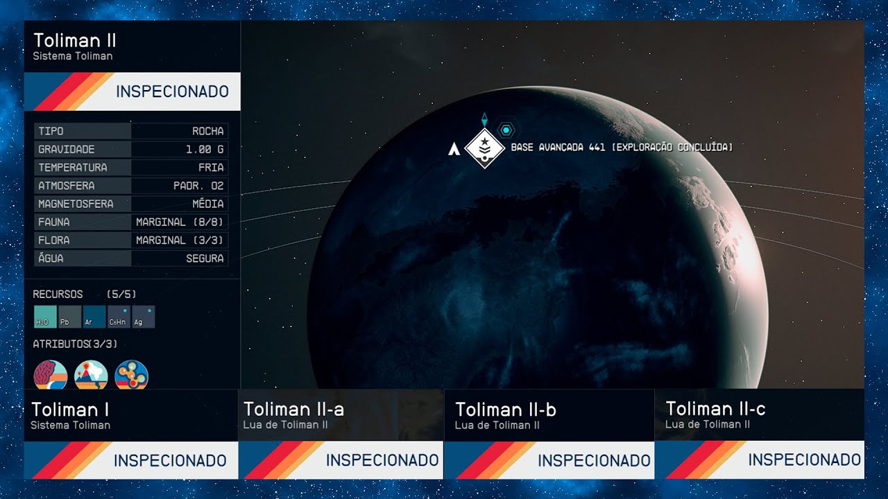 🪐Starfield #44 - Sistema Toliman - Toliman I - II - II-a - II-b - II-c ...