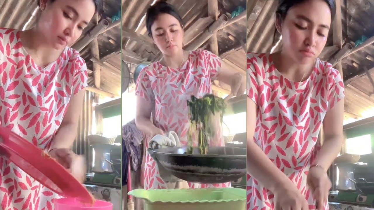 intip Mbak Tika Anggraini Masak Pakai Daster Mini 😱😱😱 - YouTube