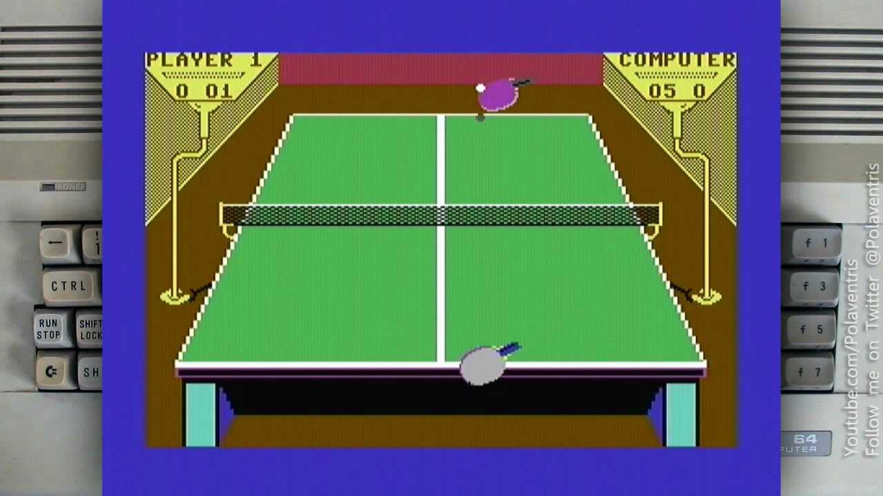 Superstar Ping-Pong on a Commodore 64 - YouTube