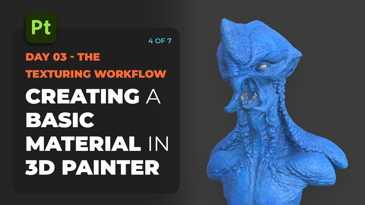 General workflow to create materials in substance 3D Painter - YouTube