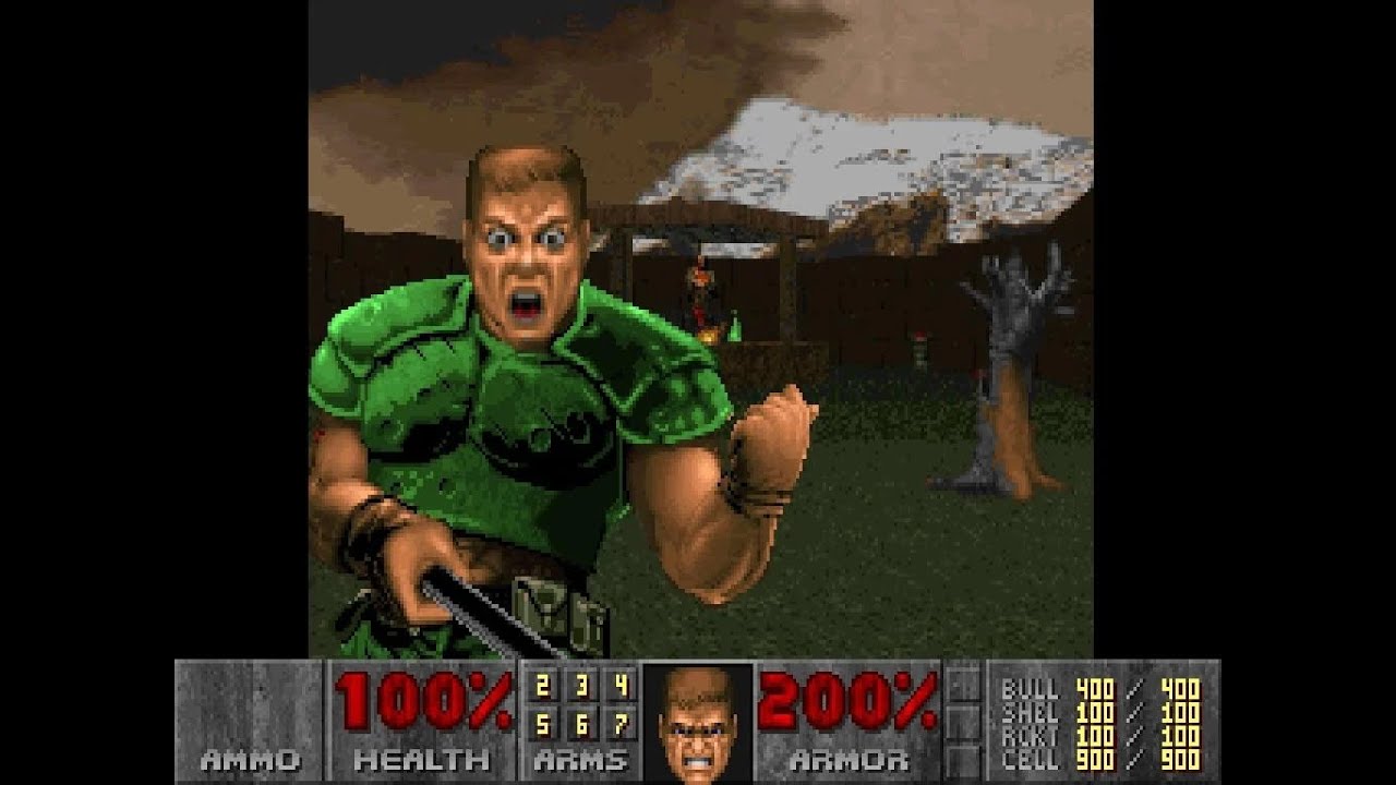 3. Doom: Episode 1, Level 3: Toxin Refinery - YouTube